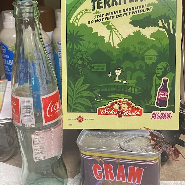 CRAM Food Labels From Fallout 4 and Fallout 76 - Etsy
