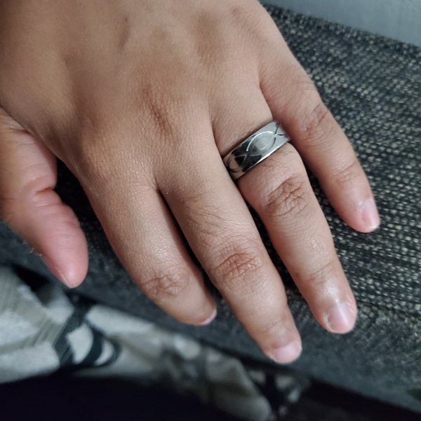 New Infinity His and Hers Set Titanium Wedding Rings: 9FP.7FP-T1 ...