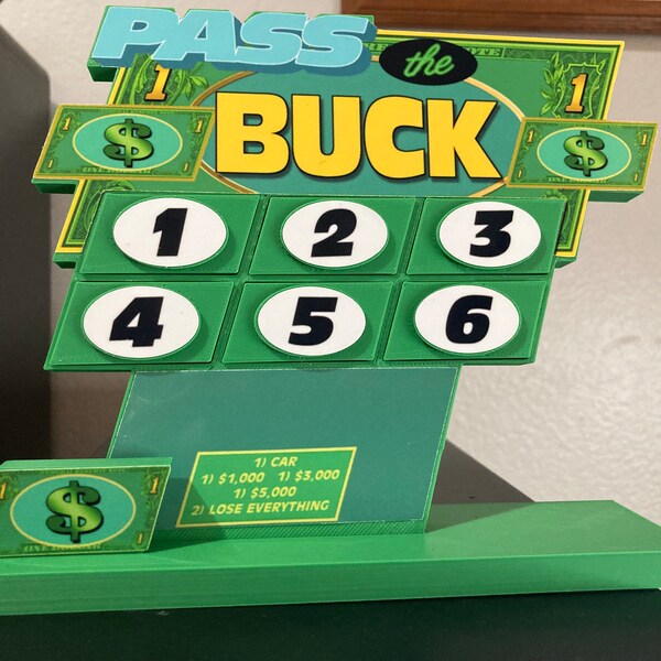 The Price is Right "pass the Buck" Pricing Game - 7 Inches Long X 6 in ...