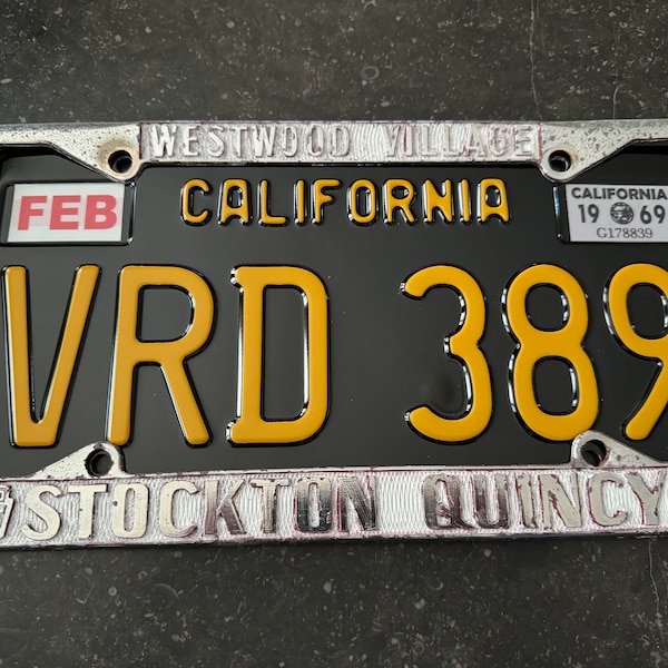 Custom California License Plate / Replica California License Plate Dmv ...