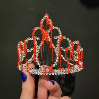 Bloody Tiara Crown Silver - Etsy
