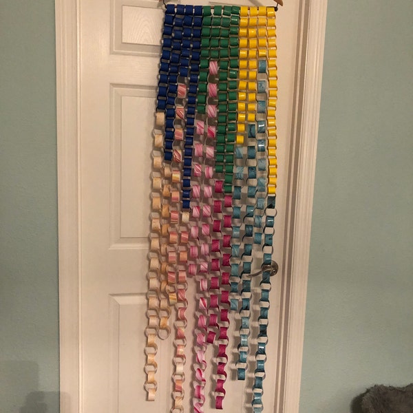 DIY Paper Chain Kits - Primary Rainbow - Red Orange Yellow Green Blue ...