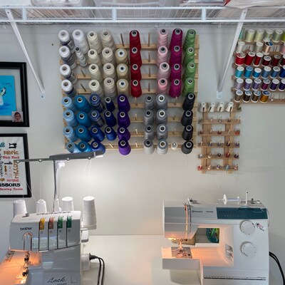 Thread Rack-serger Thread 2 1/4 In. Spacing 80 Spools - Etsy