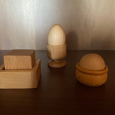 Cylinder With Ball. Ball Cylinder. Ball Rattle. Montessori Cylinder ...