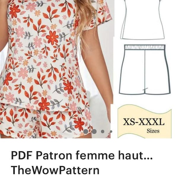 Women PDF Sewing Pants Pattern, Trousers Elastic Hem Sewing Pattern ...