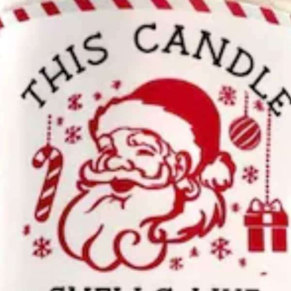This Candle Smells Like Santa’s Sack Christmas Container Candle Funny ...