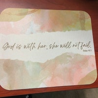 Christian Journal God is With Her, She Will Not Fail Hard Cover ...