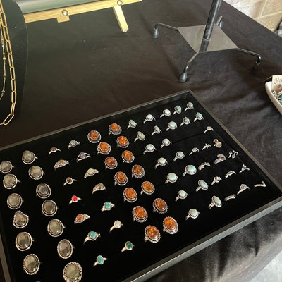 Natural Labradorite Ring, Labradorite Ring, Multi Color Ring, Mix Shape ...