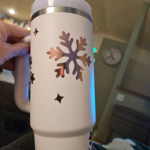 Stanley Cup Stickers, Flowers Decals Sheets, Decals for Tumbler 40 Oz ...