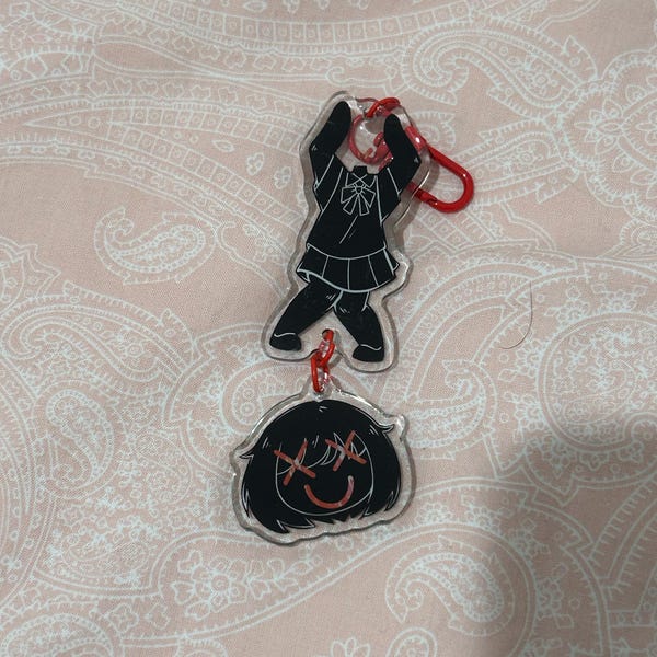 Omori Keychains - HS Basil and Stranger - Double-sided Acrylic Charms ...
