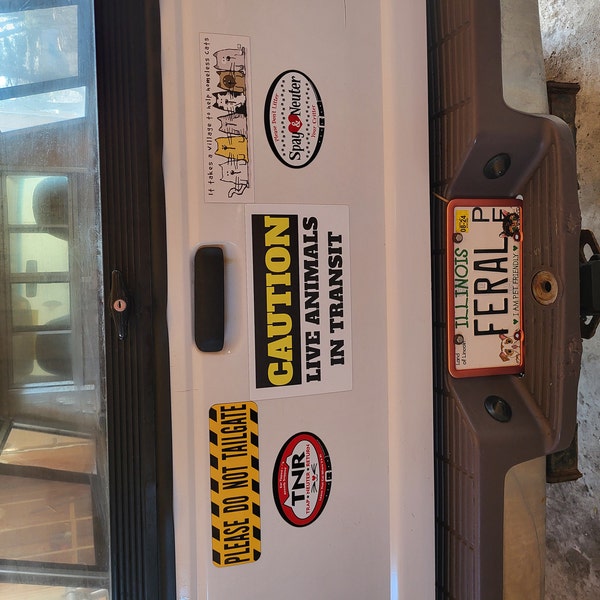 DECAL - I Love Feral Cats - 4x6 Oval - TNR - Trap Neuter Return - Cat ...