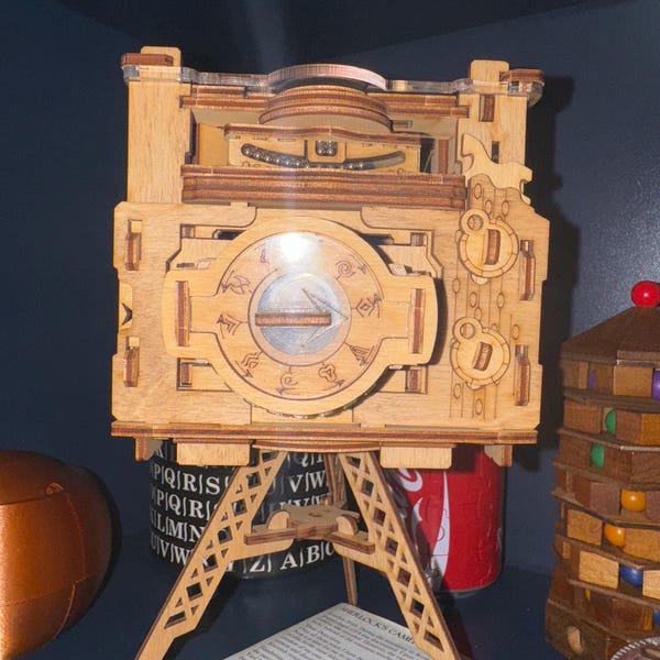 Cluebox - Sherlock's Camera Puzzle Box - Fun Multi Step Challenging ...