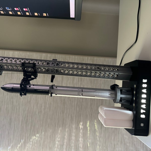 3D Printed Venting Starship Rocket - A Desktop Model of Spacex's ...