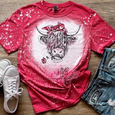 Bleached T Shirt Mockup Heather Red Bleached Heather Red T Shirt Mockup ...
