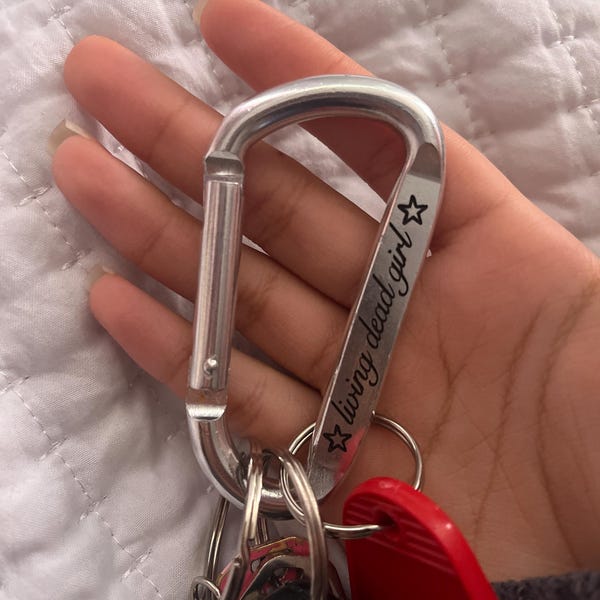 Personalized Carabiner - Engraved Anniversary Gift - Custom Black ...