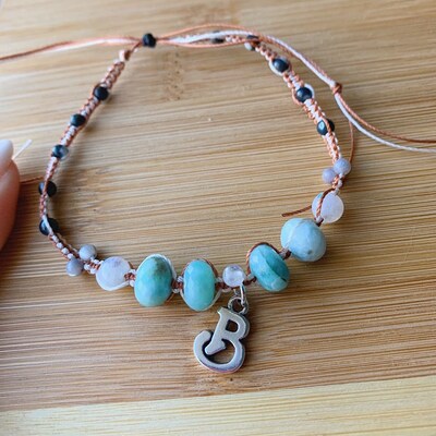 Sterling Silver Script Letter B Charm Initial Cursive Shiny - Etsy