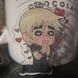 Cat Lucifer Hazbin Hotel Keychain Cute Cat Lucifer Charm - Etsy