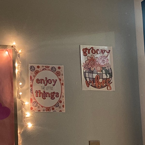 Disco Floral Classroom Posters, Inspirational, Disco Groovy Classroom ...