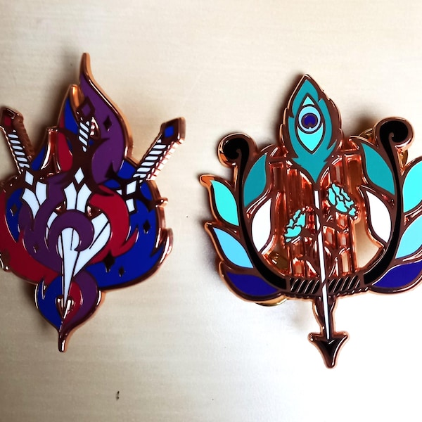 Pride Enamel Pins: Lesbian, Gay, Ace, Aroace and Bi - Etsy UK