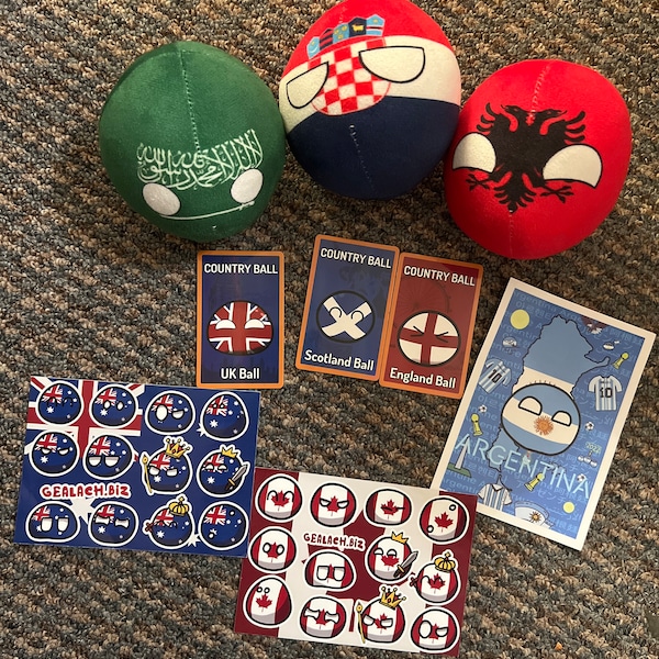 Countryball Birthday Card 20cm15cm - Etsy