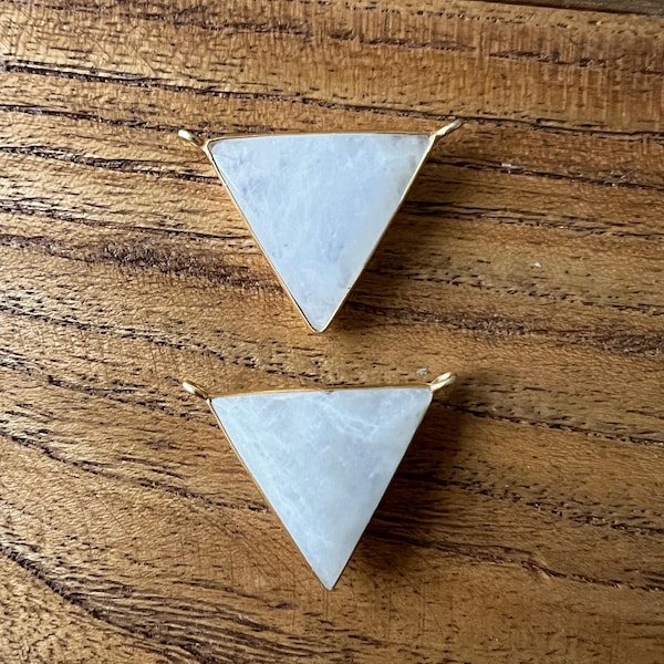 Red Coral Gemstone Pendant, Stabilized Coral 14KT Vermeil Locket, Red ...