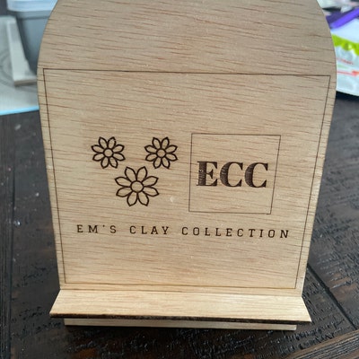 Custom Wooden Tags Laser Cut Engraved Personalized Logo, Timber Sew in ...