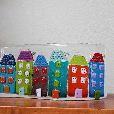 Fused Glass Christmas Gingerbread Man Decorations, Send a Hug Christmas ...