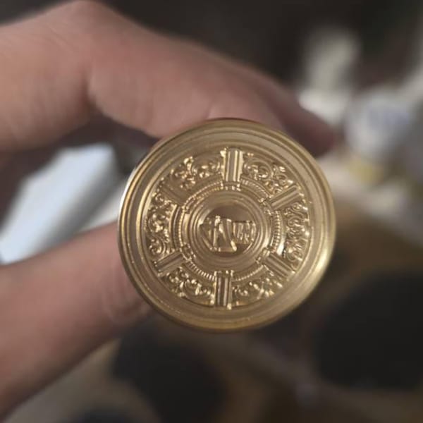 Custom Wax Seal Stamp - Personalized Sealing Wax Stamp - Wedding ...