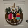 Summer Front Door Decor Popsicle Summer Wreath Sweet Summer Time Summer ...