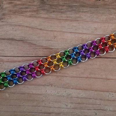 Tutorial for Candy Wyrm Chain Maille Weave Also Includes Instructions ...