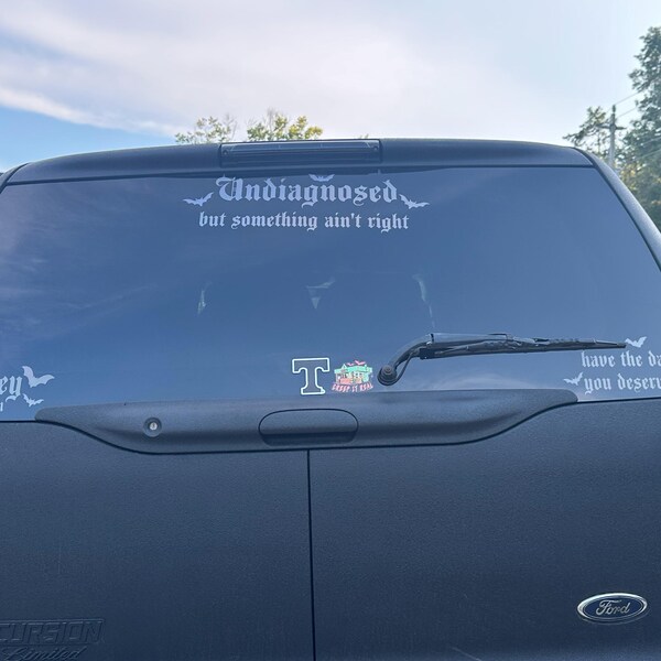 Support Your Local Cryptids Bumper Decal, Spooky Car Accessories ...