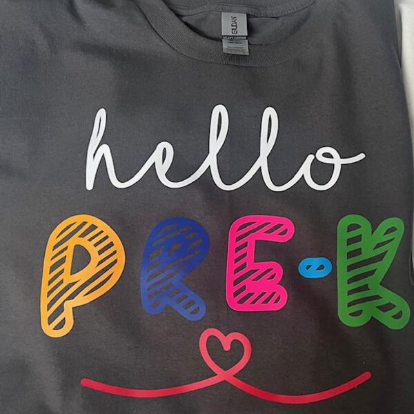 Hello Pre-k Svg, Back to School Cut Files, Preschool Svg, Teacher Svg ...