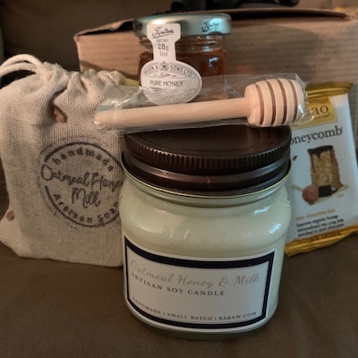 Oatmeal Honey Milk Gift Box, Gift for Women, Thank You Gift Ideas, Spa ...