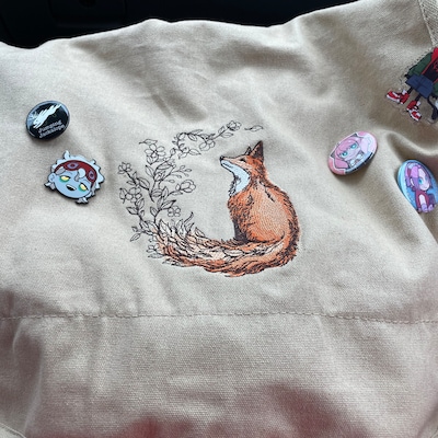 Miniature Menagerie Honeybee Diagram Embroidered Canvas Messenger Bag ...