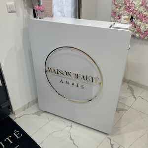 Unique Custom Made Business Sign for Your Company With Stand - Etsy