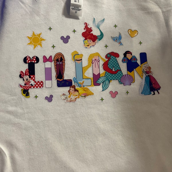 Ready to Press Custom Girl Characters HTV and Sublimation Image ...