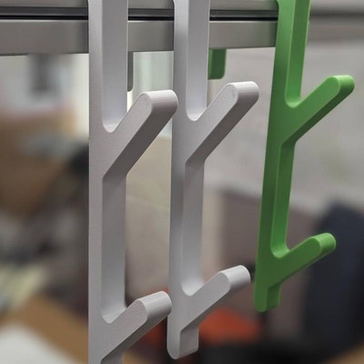 Dual Cubicle Hook, 3D Printed, Office Hook, Office & Desk Storage ...