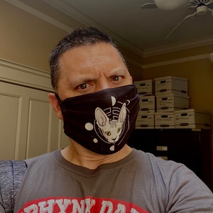 Rock & Roll Unique Face Mask Custom Face Mask Washable Made | Etsy