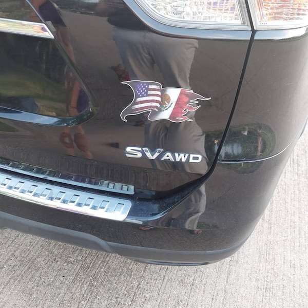 USA American Mexico Mexican Pride Country Flag Window Decal Bumper Sticker Car Truck SUV - Etsy