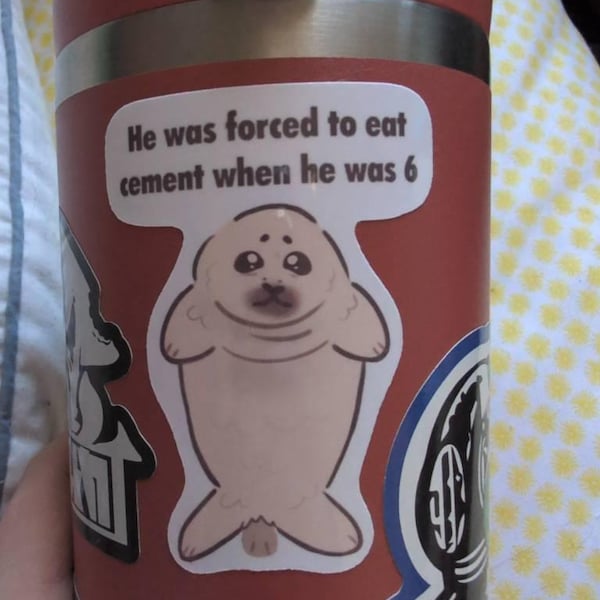 Sad Pathetic Niko Seal Sticker - Etsy