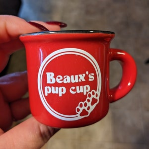 Reusable Pup Cup Custom Puppuccino Mug Dog Mom Gift 2oz - Etsy