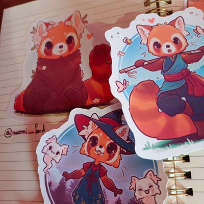 Cute RPG Class Animals Stickers And/ or Prints 6x8 or 8x10 Approx Bard ...