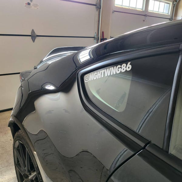 Custom Instagram Car Window Sticker [die-cut Vinyl Decal] - Etsy