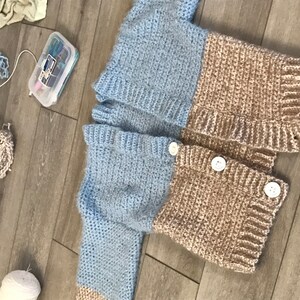 CROCHET PATTERN Checkered Crochet Cardigan Patterncheckered - Etsy