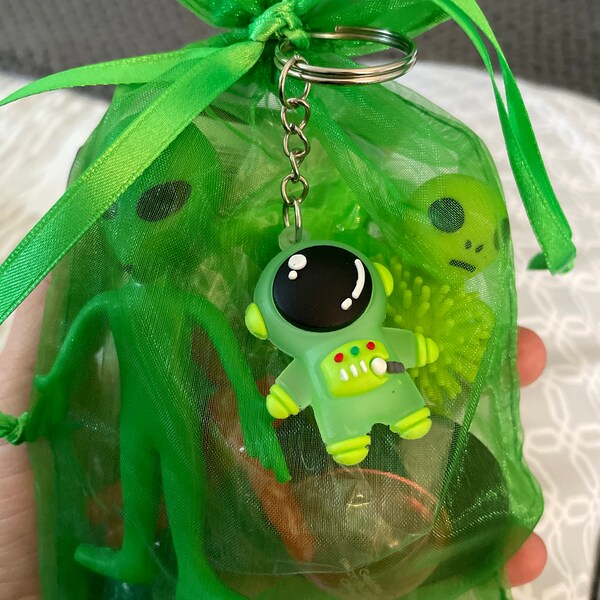 Pre-filled Alien Goodie Bag, UFO Party Favors- Low Cost and Convenient ...