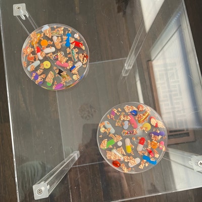 Acrylic Four Coaster Display Stand - Etsy