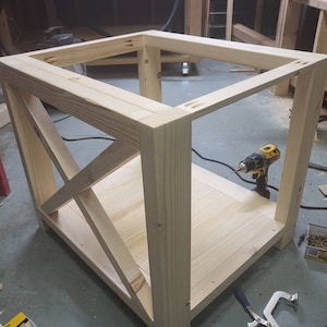 The Concealment Farmhouse End Table/side Table, Concealment Table ...