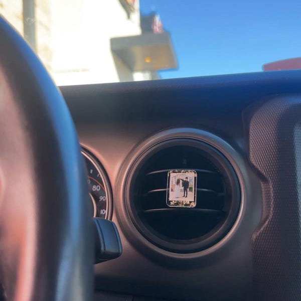 Mini Personalized Resin Photo Car Vent Clip, Anniversary/couples Gift ...