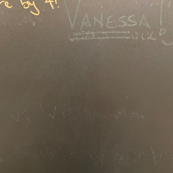 Modern Rustic Farmhouse Chalkboard With Optional Chalk Ledge - Ebony ...