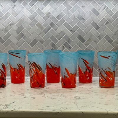 Handmade Pint Glasses - Etsy